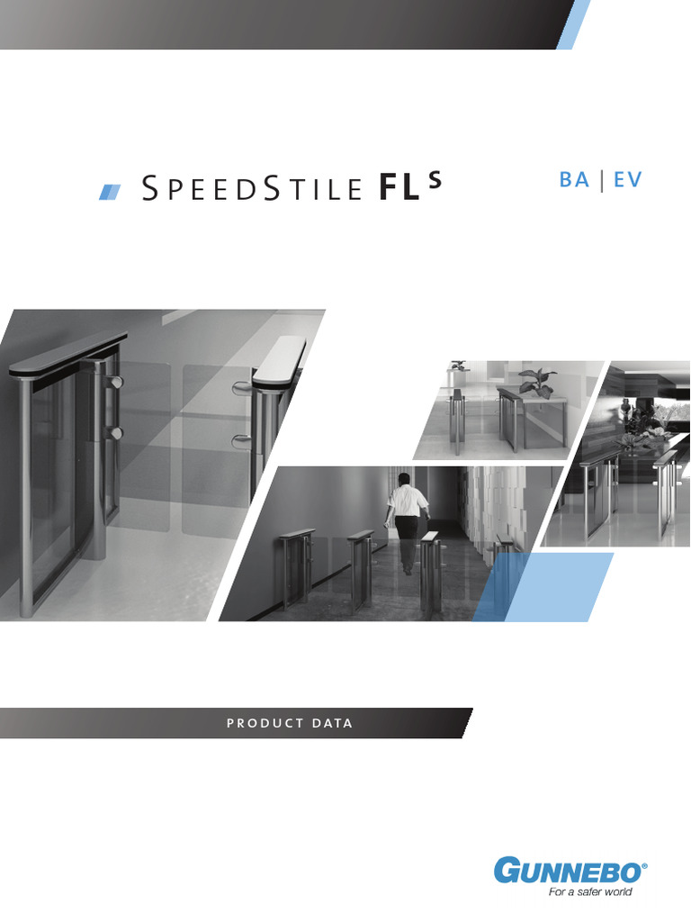 Gunnebo SpeedStile FLS Installation Guide | PDF