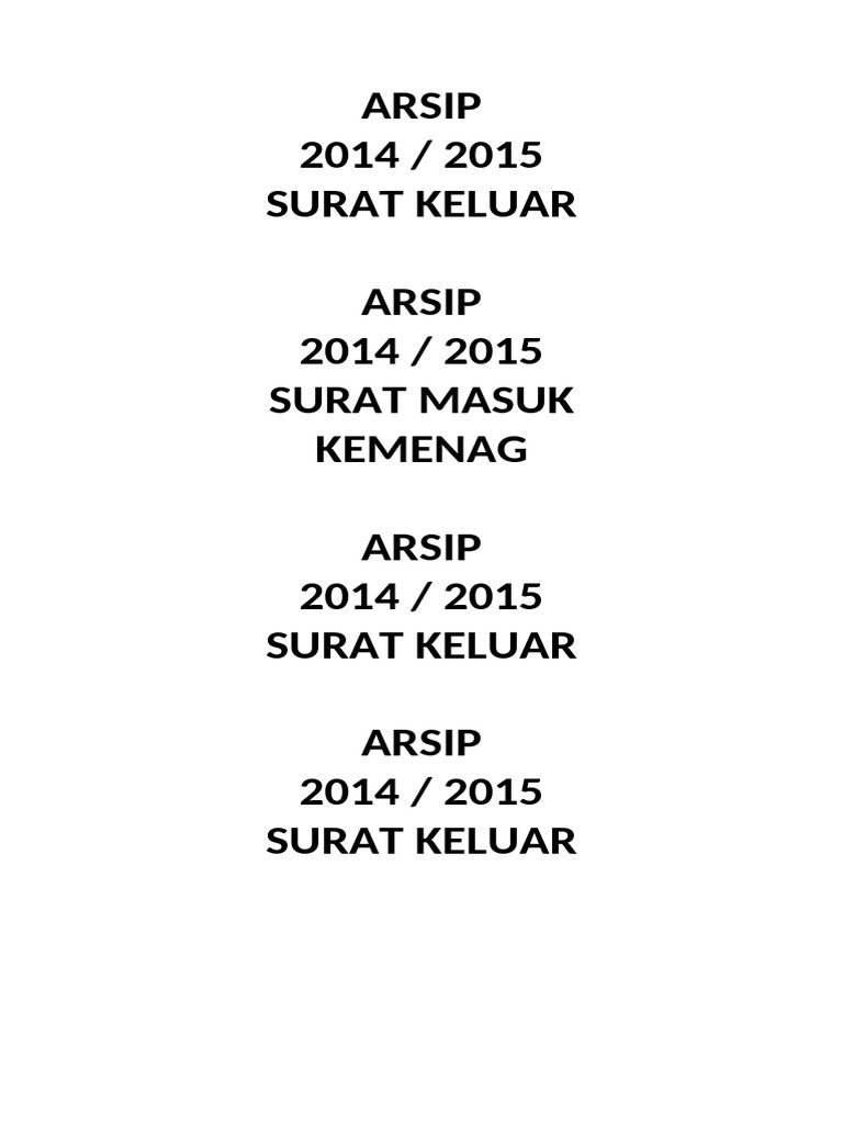 ARSIP | PDF