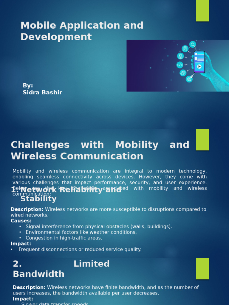 Challenges With Mobility and Wireless Communication | PDF | Computer ...
