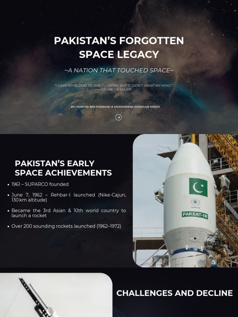 Pakistan's Space Legacy | PDF