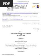 R v. Jordan: 1956 Murder Appeal Summary | PDF | Evidence | Pneumonia