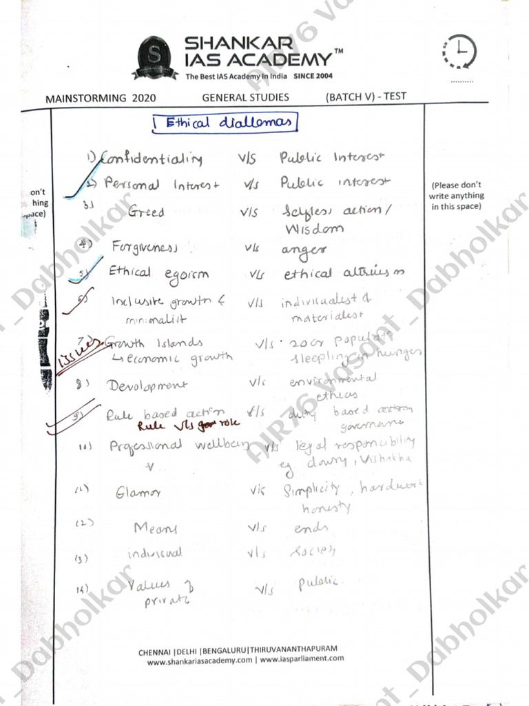 Case Study Ethics AIR76 Vasant_Dabholkar | PDF