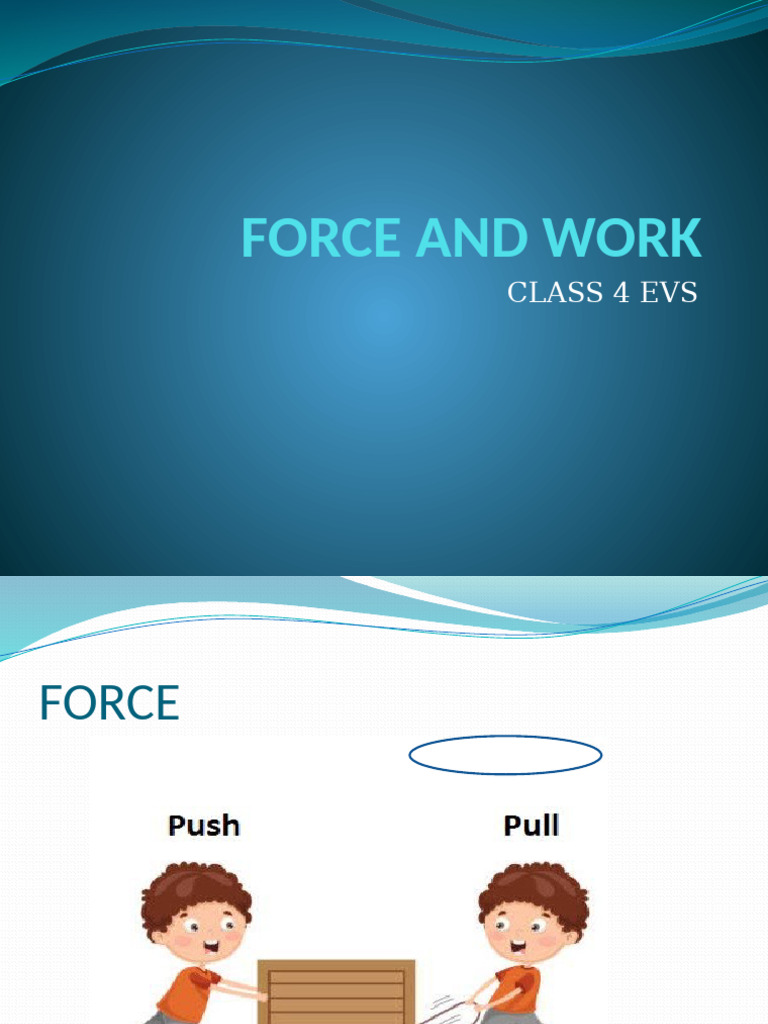 Force and Work | PDF