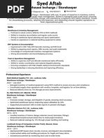 Store in Charge: Job Description / Responsibility | PDF