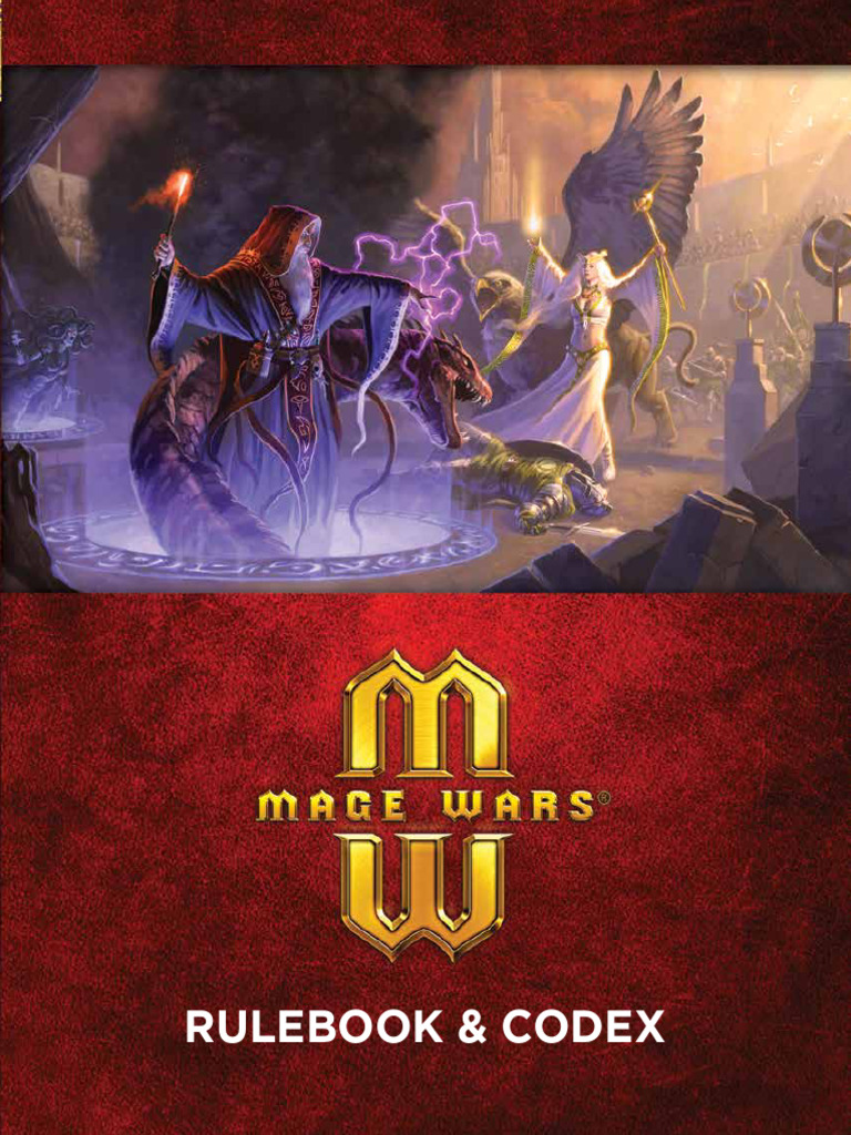 Mage Wars Rulebook & Codex Guide | PDF | Fantasy