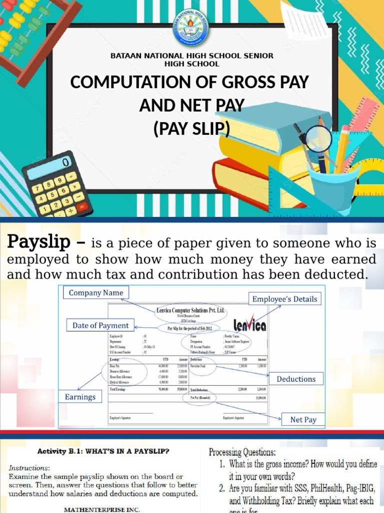 Oss Income and Net Pay | PDF | Tax Deduction | Employment