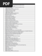 Scopus Indexed Journals List 2025 | PDF