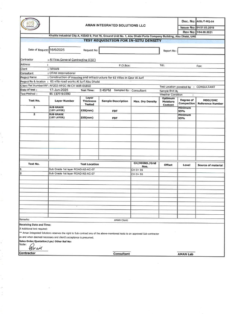 FDT Test Forms2 | PDF