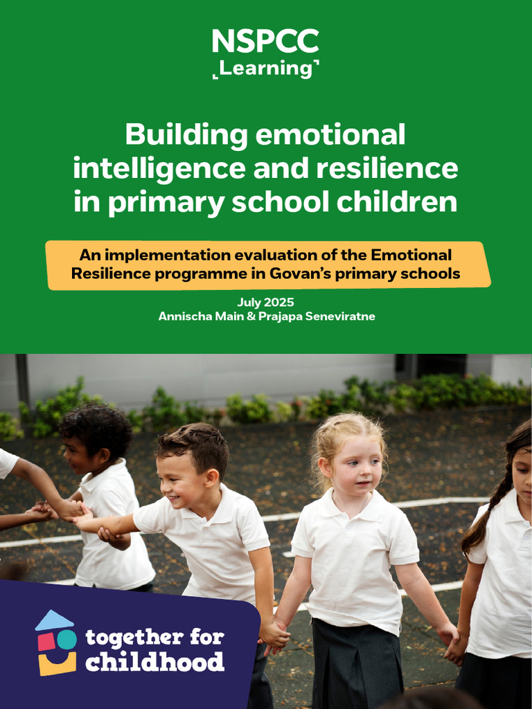 Building Emotional Intelligence Resilience Primary School Children ...