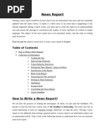 News Report Structure Explained | PDF