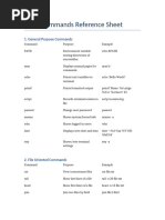 WSL Commands Quick Reference Guide | PDF