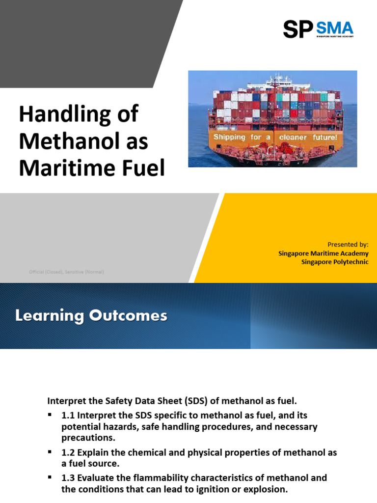 1.0 Interpret The Safety Data Sheet (SDS) of Methanol As Fuel | PDF | Methanol | Chemical ...