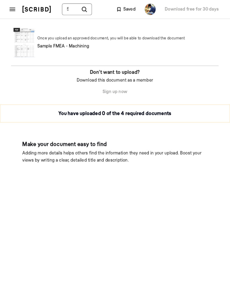 Make Your Document Easy To Find: Don't Want To Upload? | PDF | Scribd
