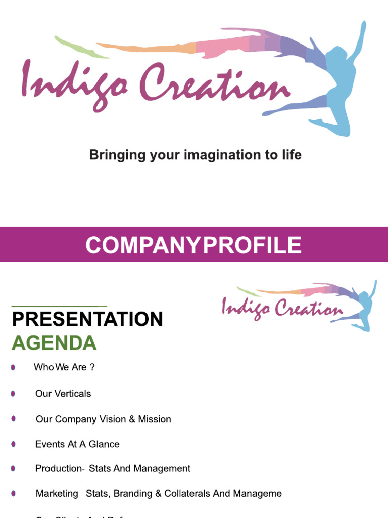 Indigo Creation: Media & Event Production | PDF | Entertainment