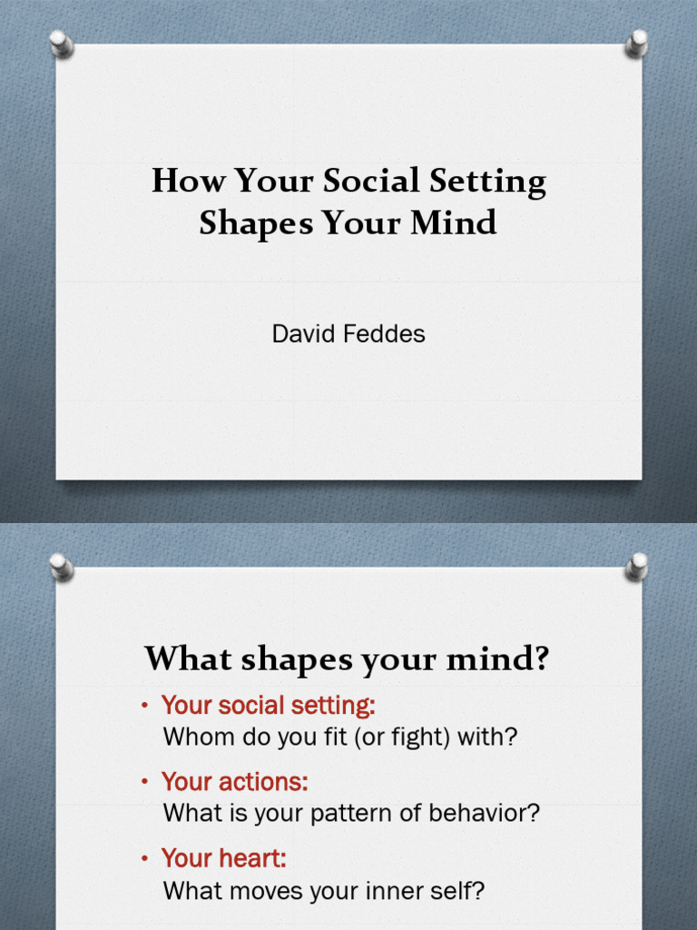 How Your Social Setting Shapes Your Mind | PDF | Religious Belief And ...