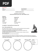 Required Practical 2 Bio | PDF | Mitosis | Cell (Biology)