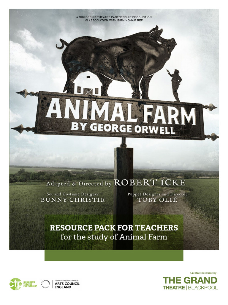 Animal Farm TheatreCloud Teachers Resource | PDF | Rhetoric | Puppets