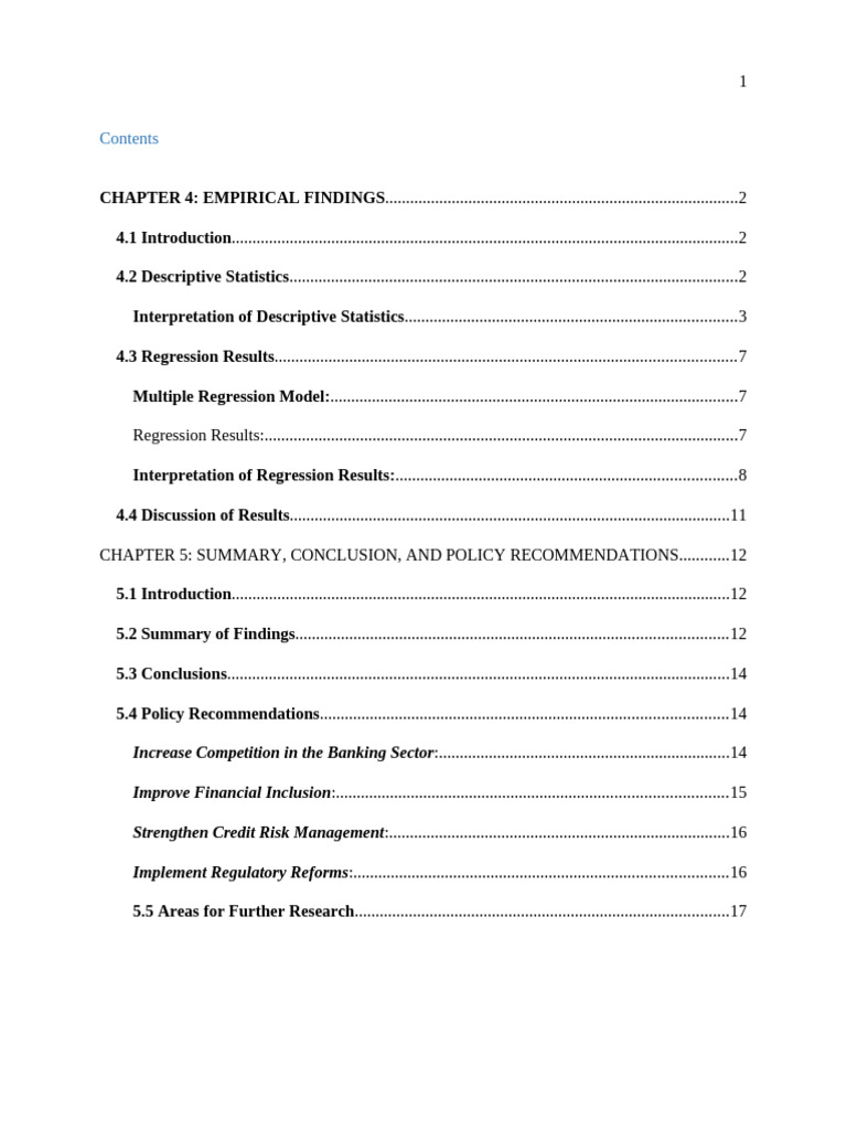 An Empirical Analysis of Macroeconomic and Bank-Specific Factors | PDF ...