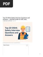 101 Safety Officer Interview Questions With Detailed Sample Answers ...