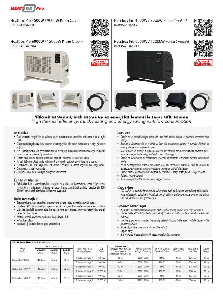 Heatbox Pro 9 KW | PDF