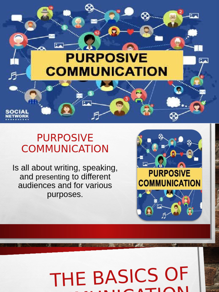 Understanding Purposive Communication | PDF | Communication | Cognition