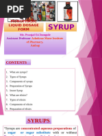 2017-02-08 Flow Process Chart Syrups | PDF | Syrup | Distillation