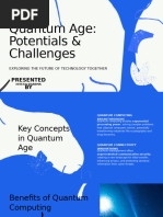 Quantum Ages Potential and Challenges | PDF | Quantum Computing | Applied Mathematics