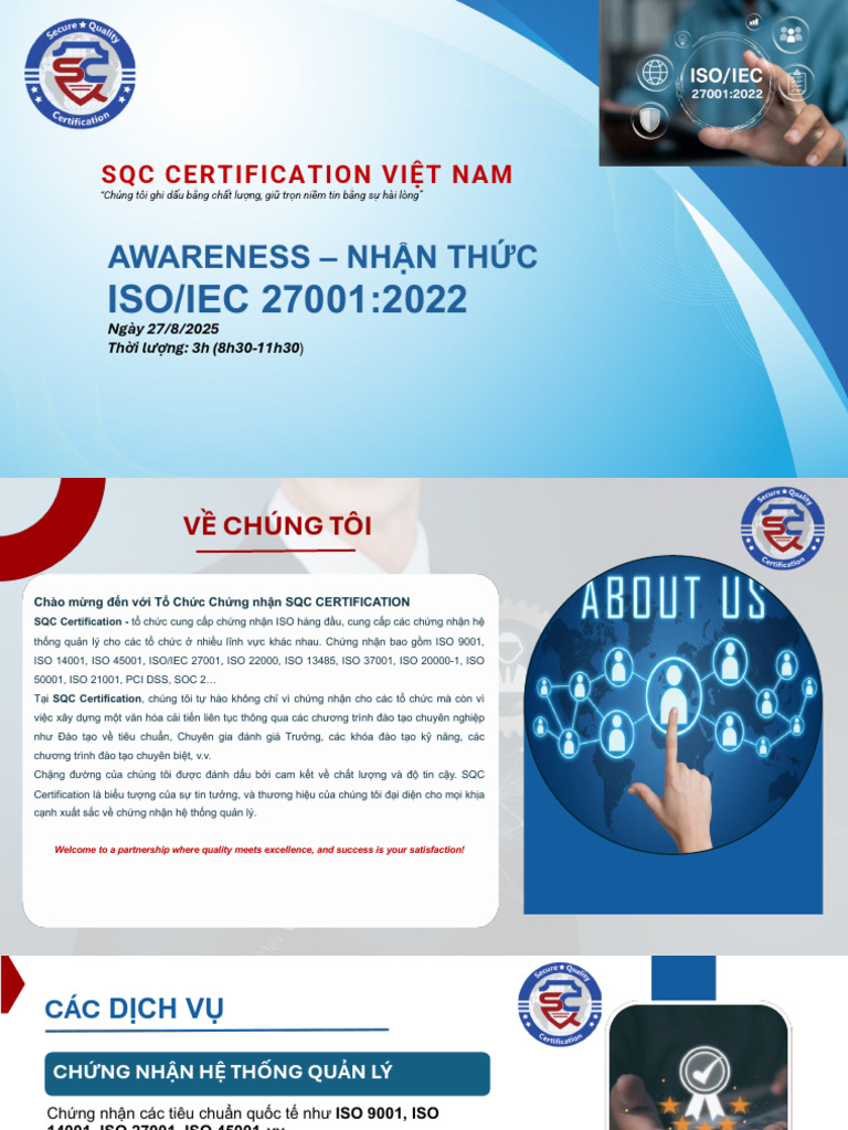 SQC Certification - Gửi Học Viên | PDF