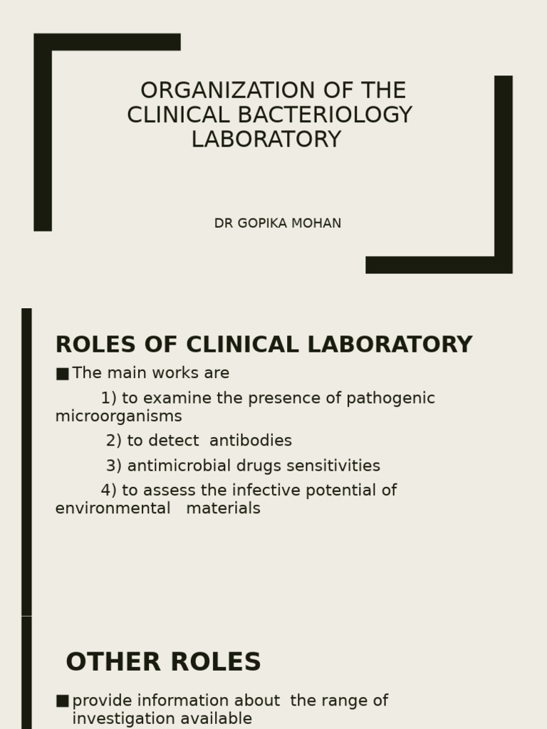 Clinical Bacteriology Laboratory Guide | PDF | Infection | Laboratories