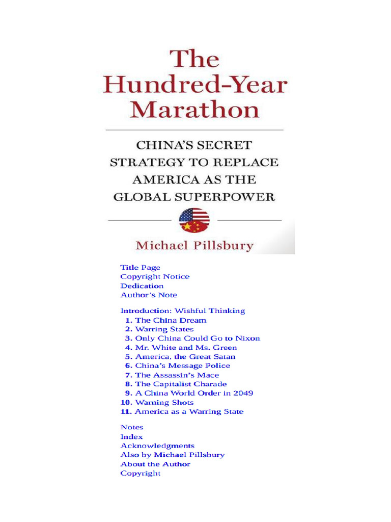 The Hundred Year Marathon - Cues | PDF | Framing (Social Sciences) | China