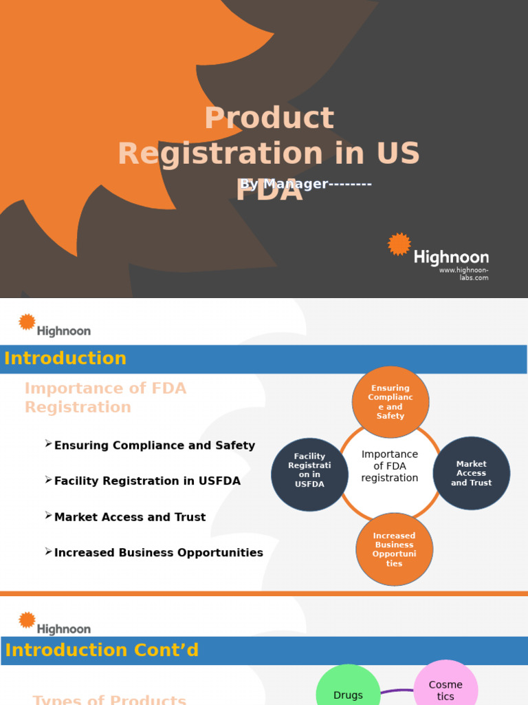 Drug Registeration in USFDA | PDF | Food And Drug Administration | Pharmaceutical Industry