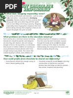 Fair Trade Chocolate Activity Guide | PDF | Fair Trade | Cocoa Bean