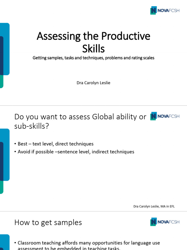 Effective Techniques for Assessing Writing Skills | PDF | Educational ...