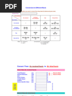 Coal GCV and Conversion Formulas | PDF
