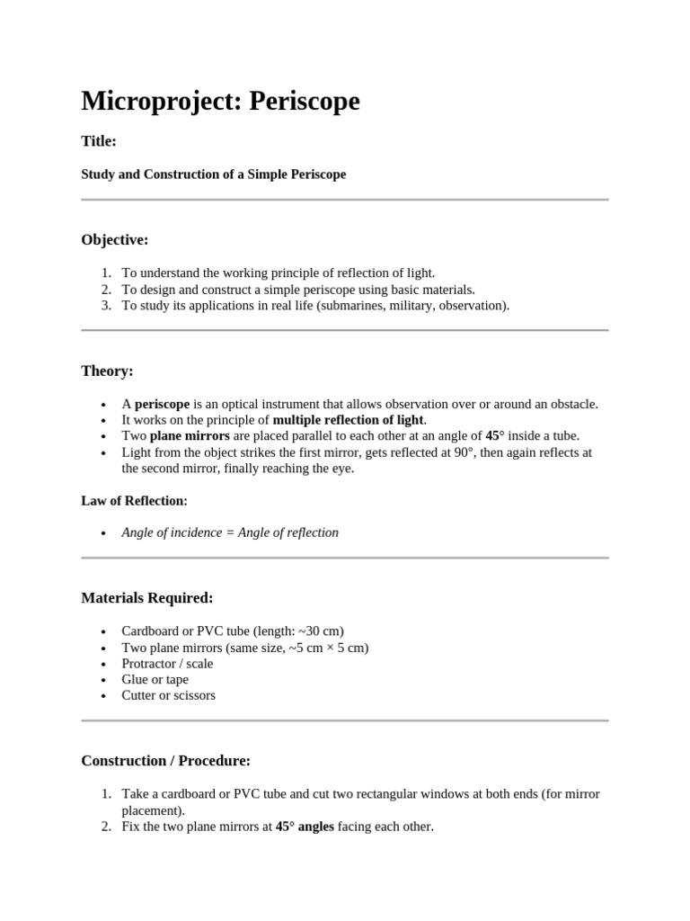 Periscope: Design and Applications | PDF