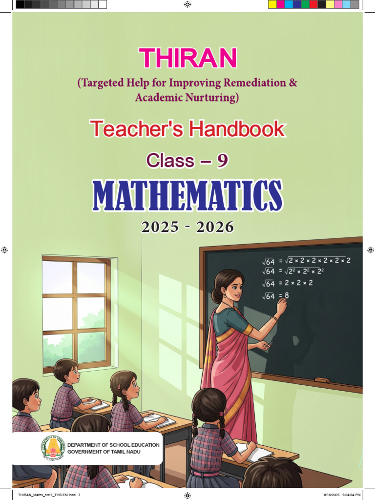 Thiran Maths STD 9 THB em | PDF | Numbers | Decimal