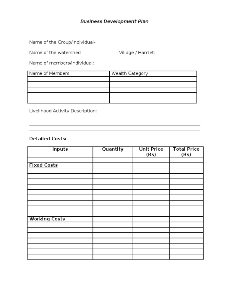 Draft Business Plan | PDF | Marketing | Demand