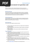 Amazon Process Assistant Assessment Guide | PDF