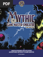 Mythic Game Master Emulator 2nd Edition | PDF