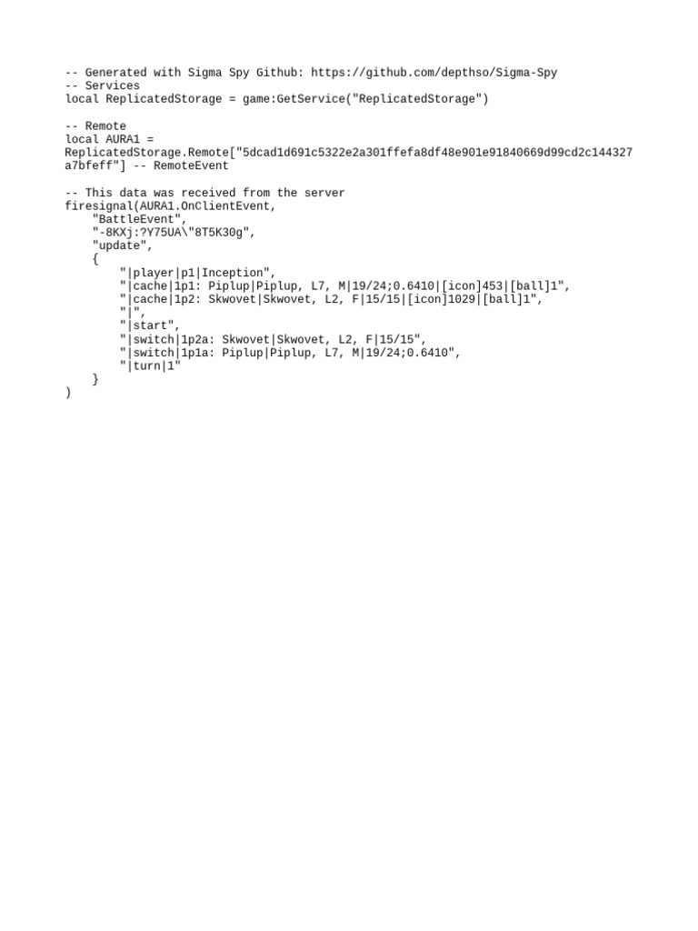 Sigma Spy Script for Roblox | PDF