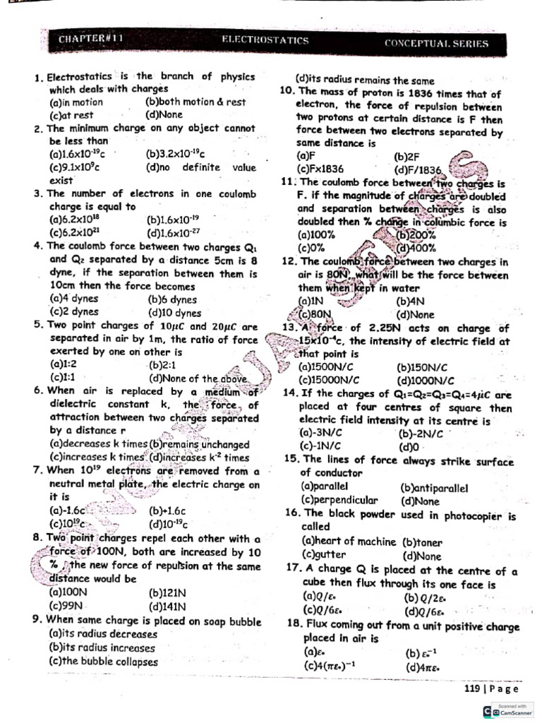 2nd Year Phy Conceptual Series | PDF