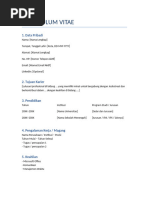 Template CV ATS Fresh Graduate | PDF