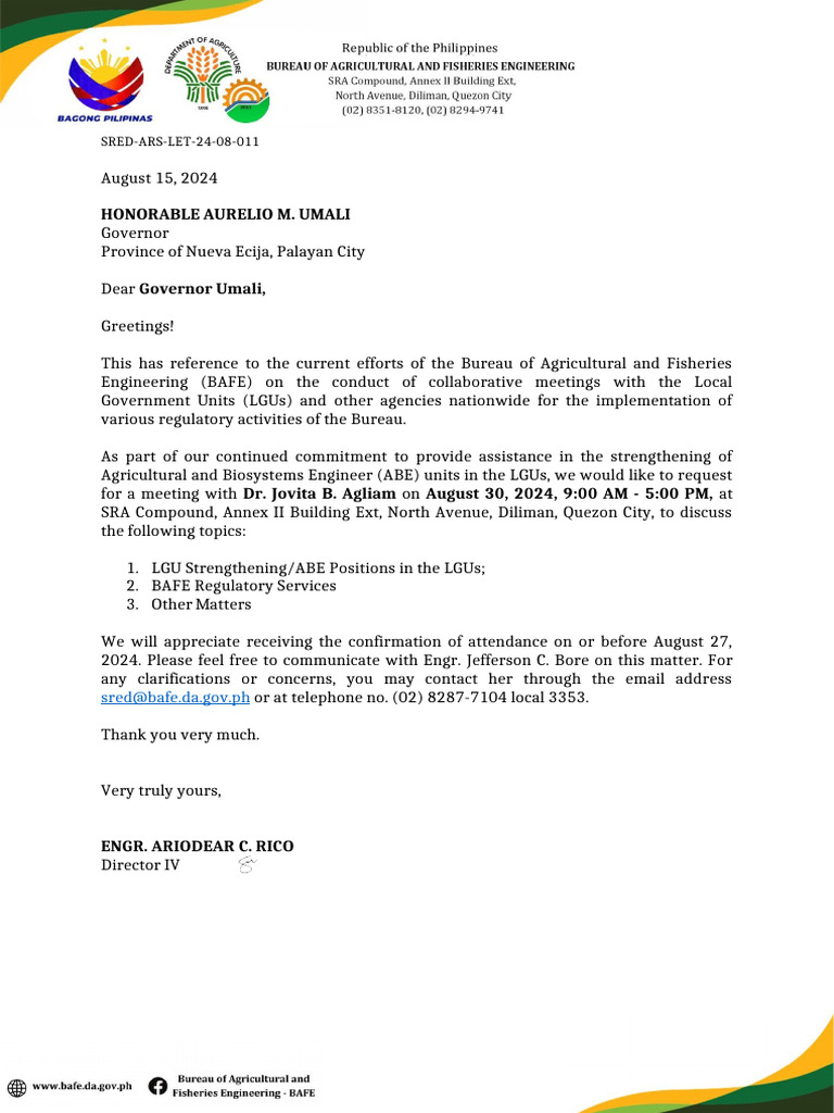 Letter Iloilo Lgu | PDF