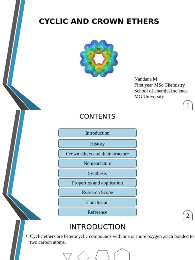Naming and Applications of Crown Ethers | PDF | Ether | Chemical Substances