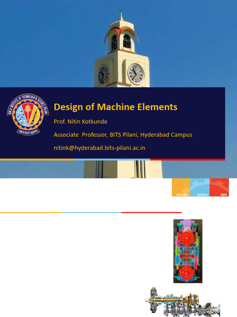 Machine Elements Design Principles | PDF | Strength Of Materials ...