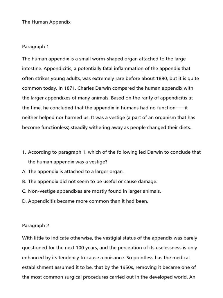 Appendix: Function and Misconceptions | PDF | Natural Selection | Infection