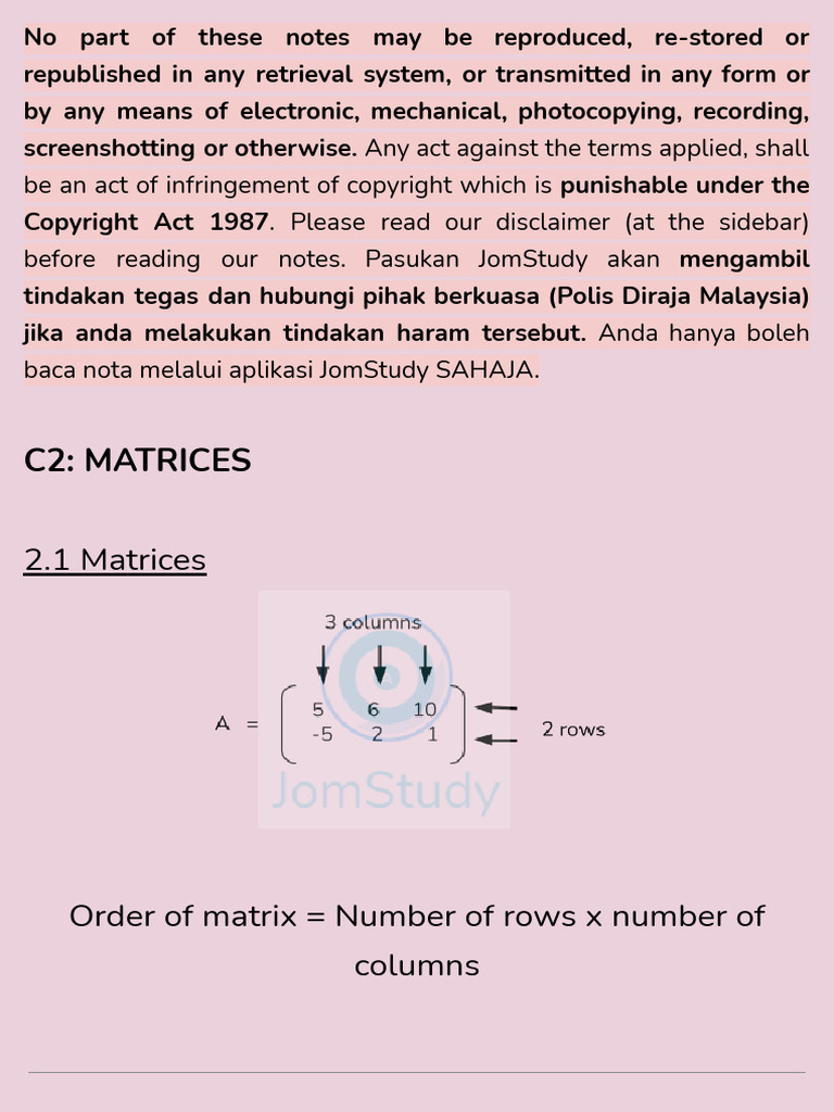 F5C2 | PDF | Matrix (Mathematics) | Algebra