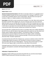 SCP Foundation - SCP-5776 | PDF