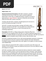 SCP-5776: Infohazardous Marshmallow | PDF | Drawing