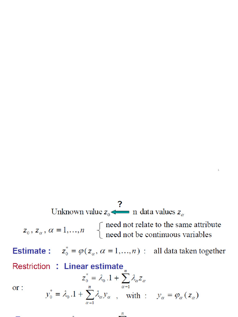 Geostatistics and Linear Regression Insights | PDF | Regression ...